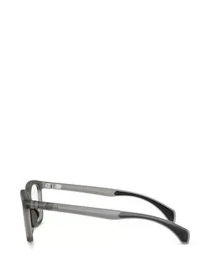 Moncler Matte Square-frame Glasses - Grey