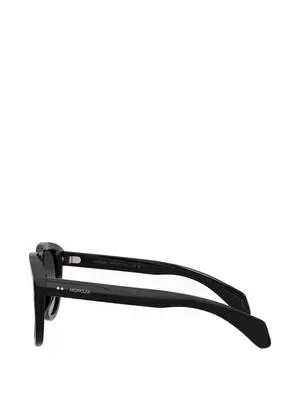 Moncler Shiny Round Sunglasses