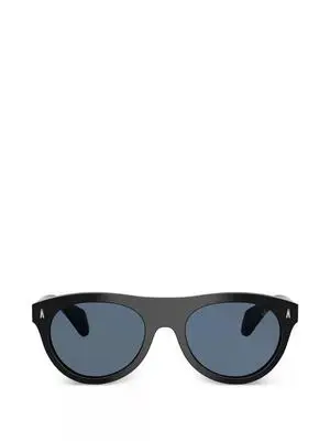 Moncler Splash Round-frame Sunglasses - Black