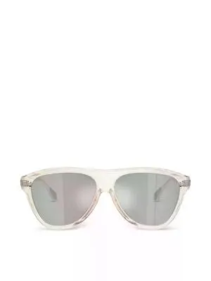 Moncler Incline Geometric-frame Sunglasses - Neutrals
