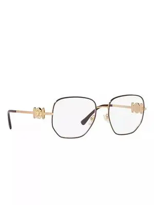 Versace Embellished Round-frame Glasses
