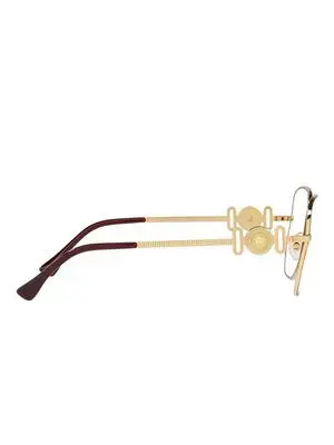 Versace Embellished Round-frame Glasses