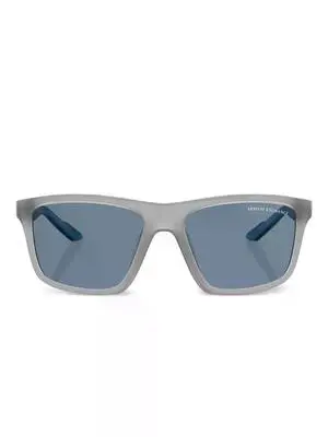 Armani Exchange Rectangle Frame Sunglasses - Grey