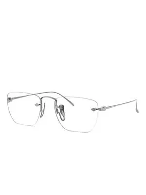 Giorgio Armani Titanium Rectangle Eyeglasses