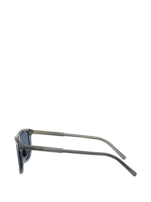 Dolce & Gabbana Striped Rectangle-frame Sunglasses