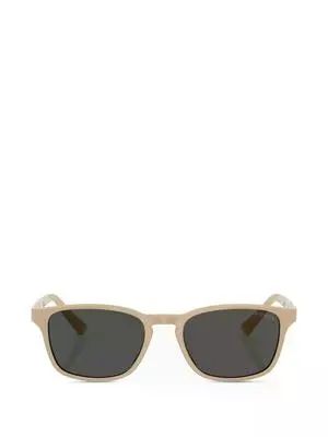 Prada Rectangular Full Rim Sunglasses - Neutrals