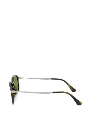 Persol Striped Square-frame Sunglasses