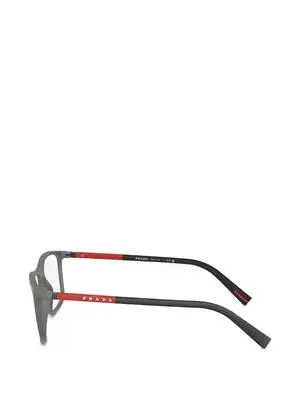 Prada Rectangle-frame Eyeglasses - Grey
