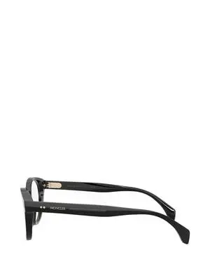 Moncler Round Frame Glasses - Black
