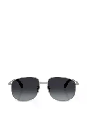 Moncler Fennix Navigator-frame Sunglasses - Silver