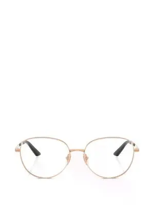 Versace Round-frame Glasses - Gold