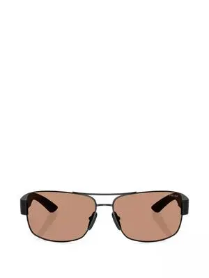 Prada Rectangle-frame Sunglasses - Black
