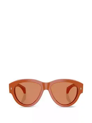 Moncler Chicane Geometric Sunglasses - Orange