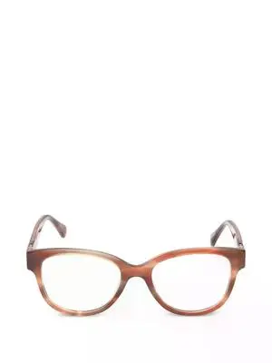 Max Mara Round-frame Glasses - Brown