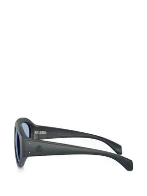 Moncler Zyra Navigator Sunglasses - Grey