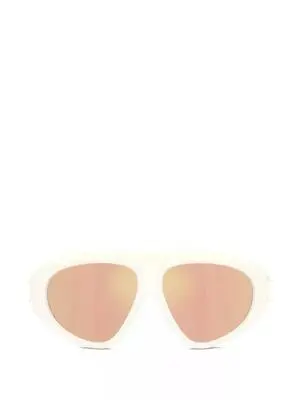 Moncler Zyra Navigator-frame Sunglasses - Neutrals