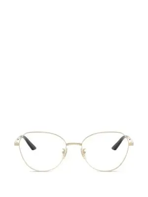 Versace Oval Frame Eyeglasses