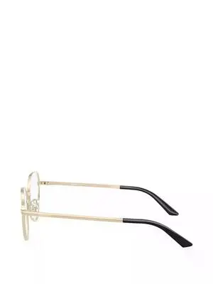 Versace Oval Frame Eyeglasses
