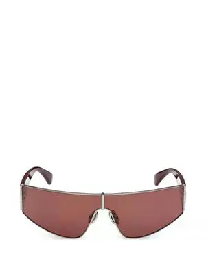 Max Mara Mask-shape Sunglasses - Silver