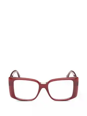 Max Mara Square-frame Eyeglasses - Red