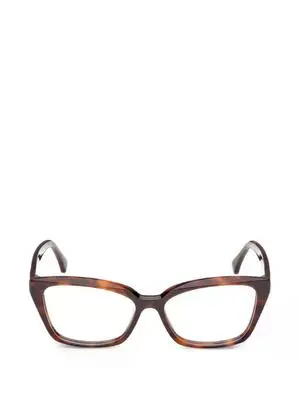 Max Mara Square Frame Eyeglasses - Brown