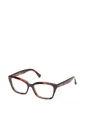 Max Mara Square Frame Eyeglasses - Brown