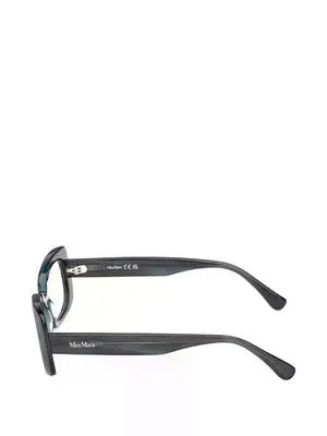Max Mara Rectangle-frame Eyeglasses - Blue
