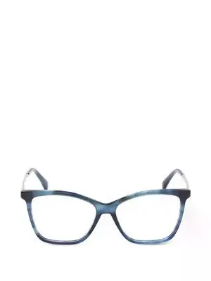 Max Mara Square Frame Eyeglasses - Blue