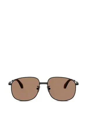 Moncler Fennix Navigator-frame Sunglasses - Black