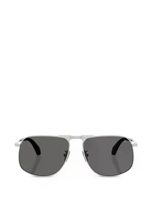 Moncler Vitessa Navigator-frame Sunglasses - Silver