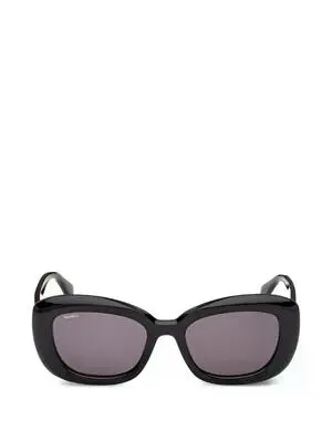 Max Mara Rectangle-frame Sunglasses - Black