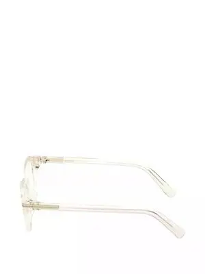 Zegna Round-frame Eyeglasses - White