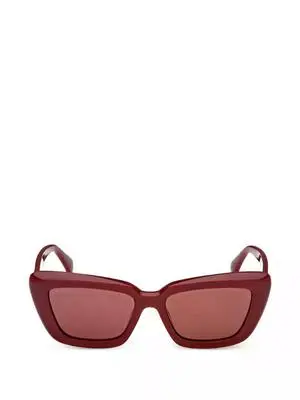 Max Mara Square-Frame Sunglasses Red