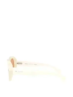 Moncler Elevane Oval-frame Sunglasses - Neutrals