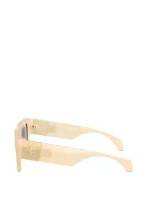 Versace Medusa Plaque Rectangle-frame Sunglasses