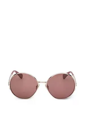 Max Mara Round-frame Sunglasses - Silver