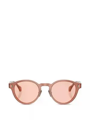 Moncler Ember Round-Frame Sunglasses Neutrals