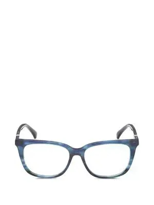 Max Mara Square Frame Glasses - Blue