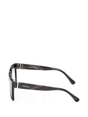 Max Mara Square-frame Sunglasses - Black