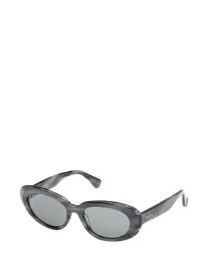 Max Mara Oval-frame Sunglasses - Blue