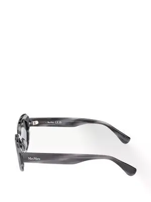 Max Mara Oval-frame Sunglasses - Blue