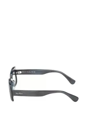 Max Mara Rectangle-frame Sunglasses - Green