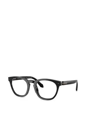Giorgio Armani Round Eyeglasses - Black
