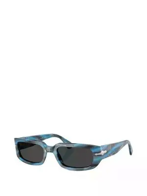 Persol Mel Striped Rectangle Sunglasses