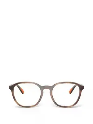 POLO RALPH LAUREN EYEWEAR Round Frame Eyeglasses - Brown