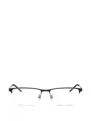 Emporio Armani Rectangle Frame Eyeglasses - Black