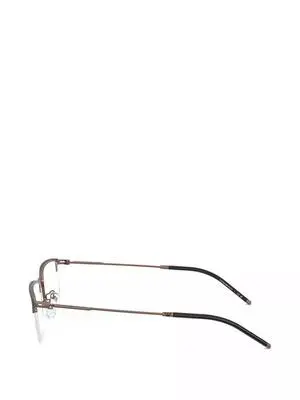 Emporio Armani Rectangle Frame Eyeglasses - Black