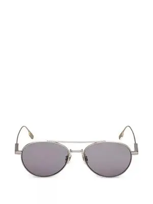 Zegna Round-frame Sunglasses - Grey