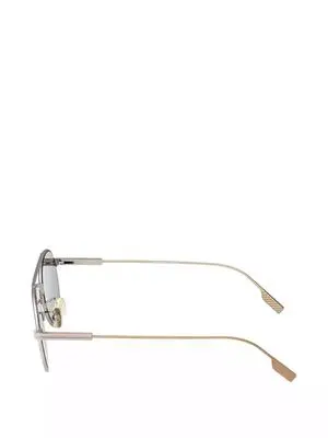 Zegna Round-frame Sunglasses - Grey