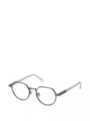 Zegna Round Frame Glasses - Grey